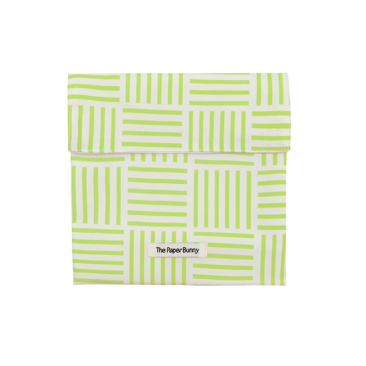 Regular Pocket Pouch (Interlace Green) – The Paper Bunny